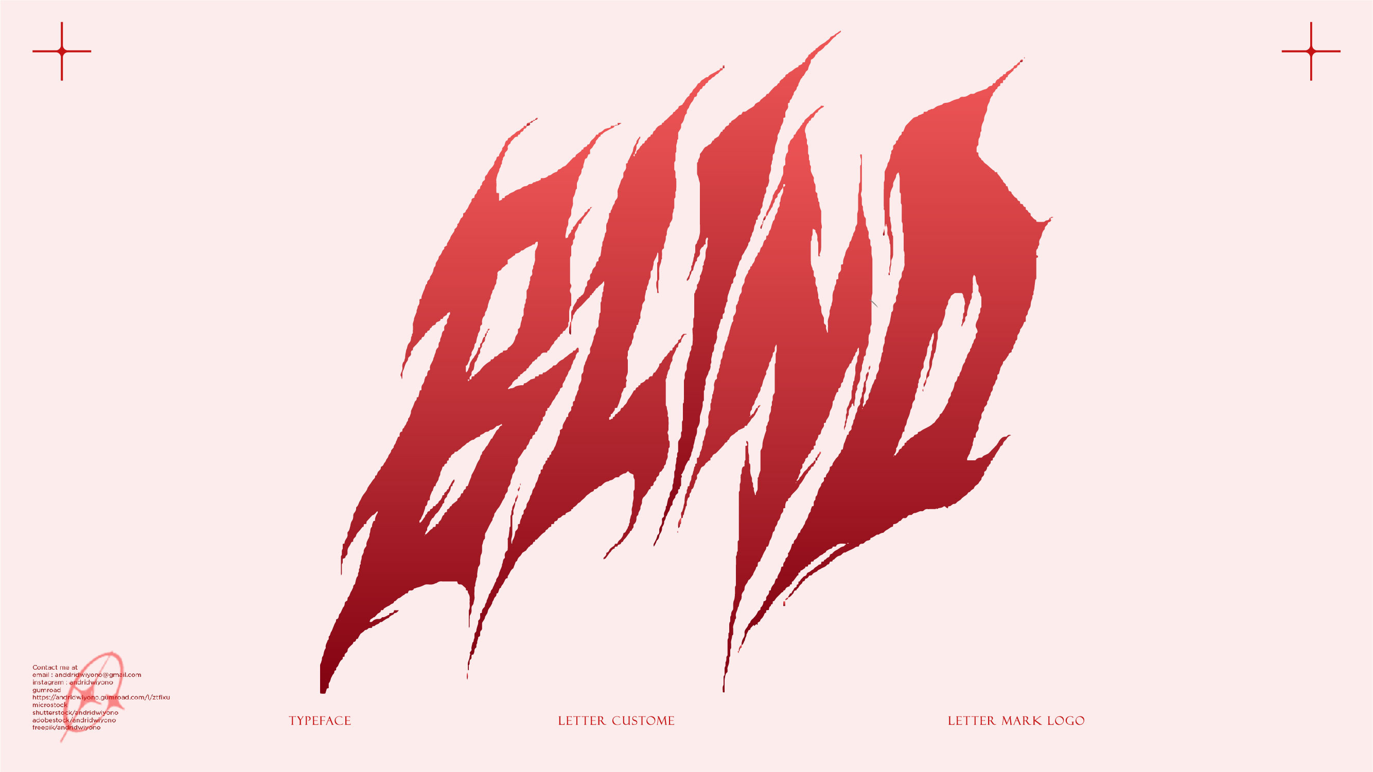 BLIND WITH LETTERING CUSTOME AND GRADIENT EFFECT by Andri Dwiyono on ...