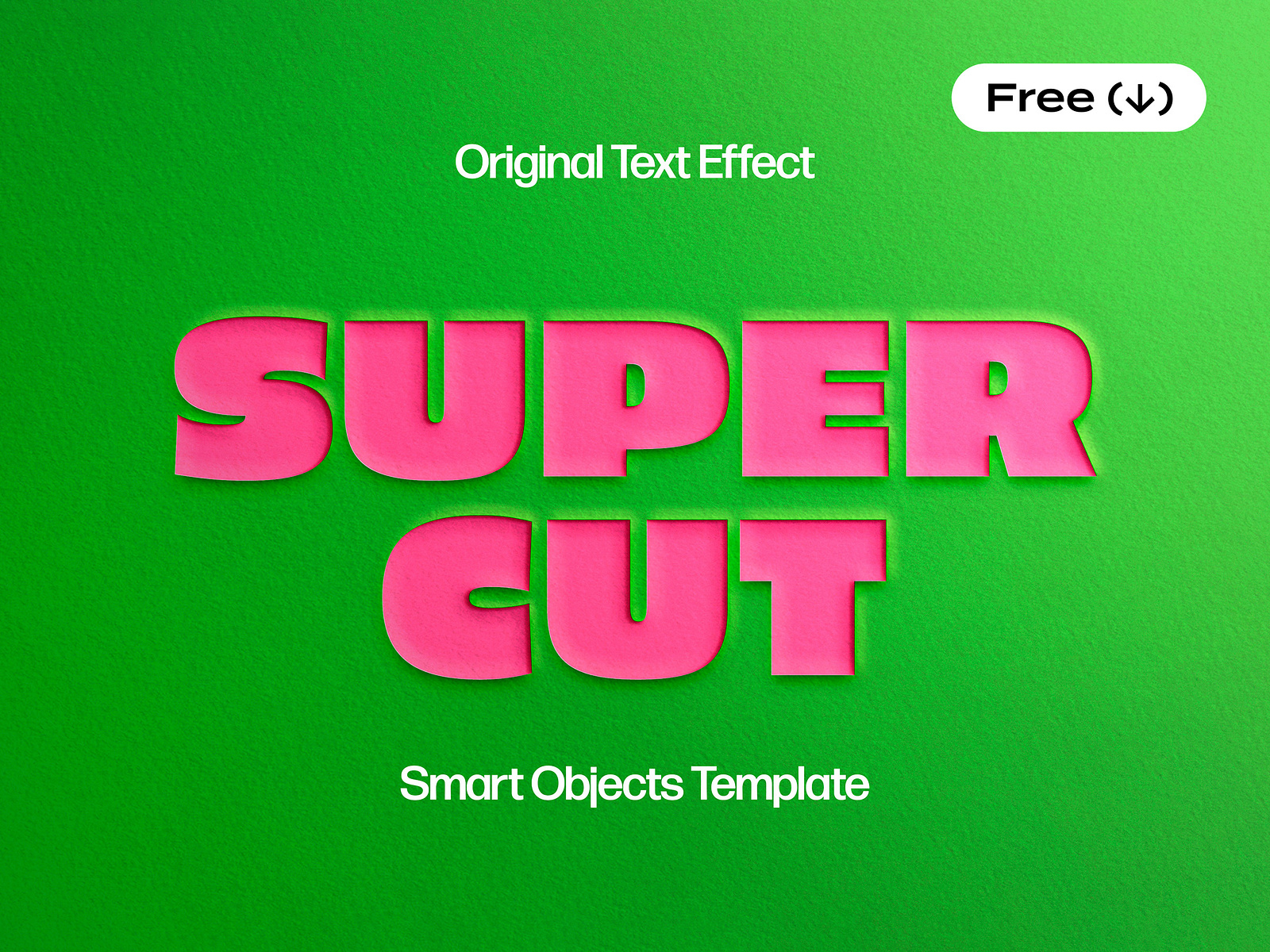 Super Paper Cut Out Text Effect by Pixelbuddha on Dribbble