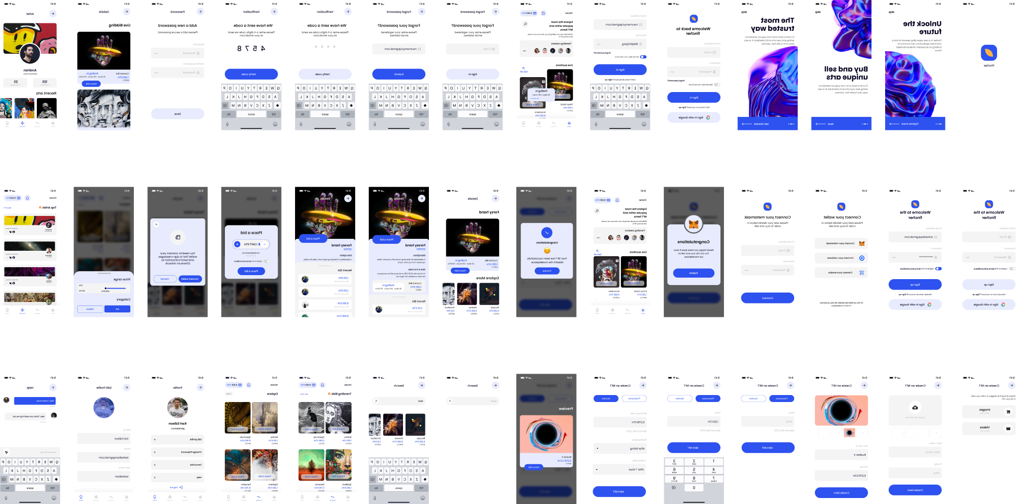 NFT Ether Marketplace | Ecommerce by Z1TECHS on Dribbble