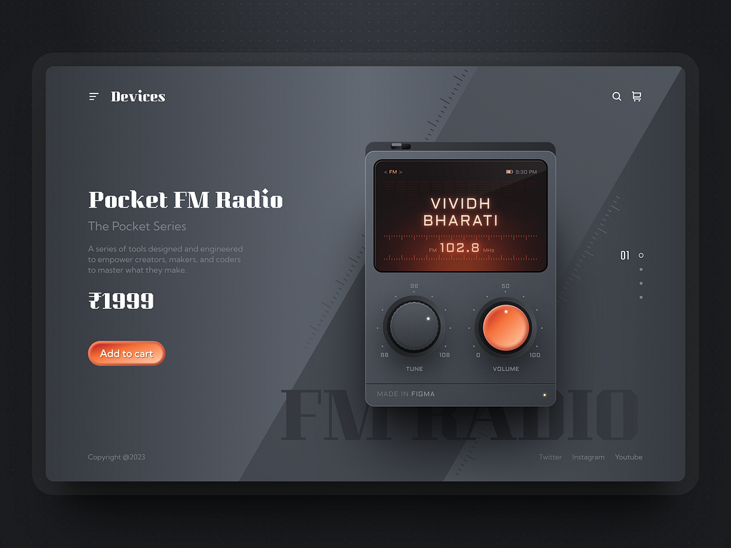 Pocket FM Radio UI by Jemis Mali on Dribbble