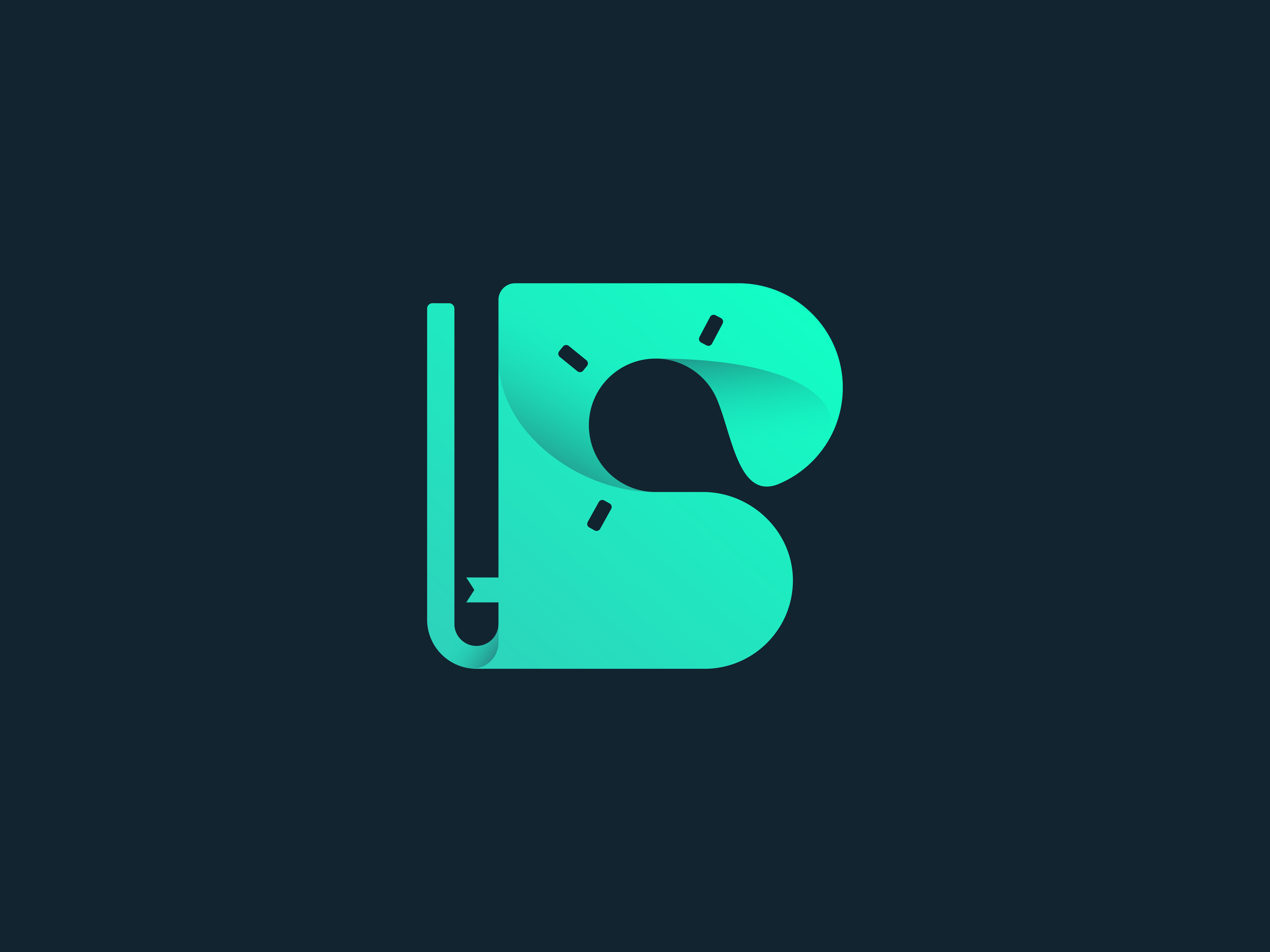 B letter Book logo idea by Jowel Ahmed on Dribbble