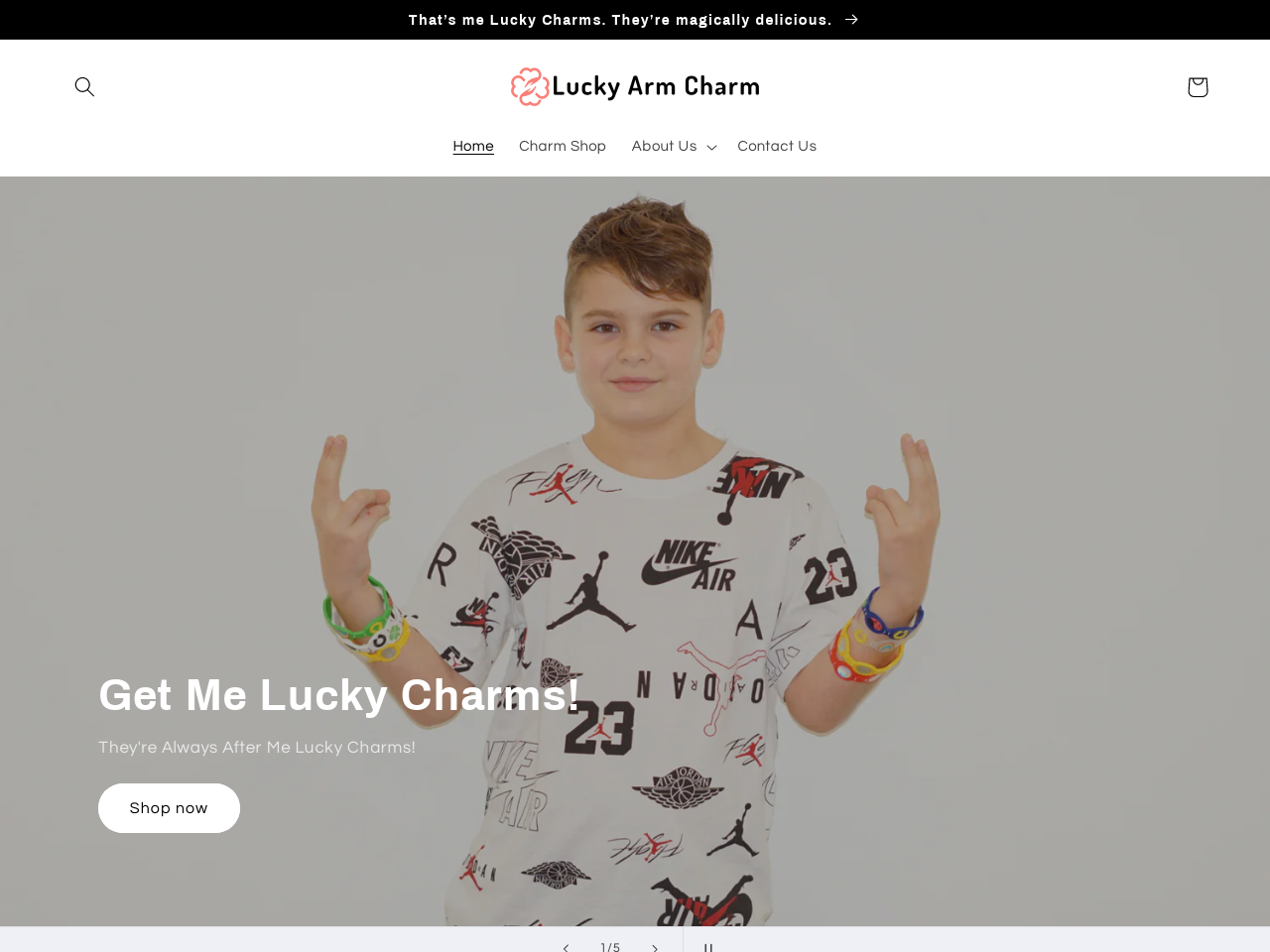 Web Design: Lucky Arm Charm by Disruptive Digital Services on Dribbble