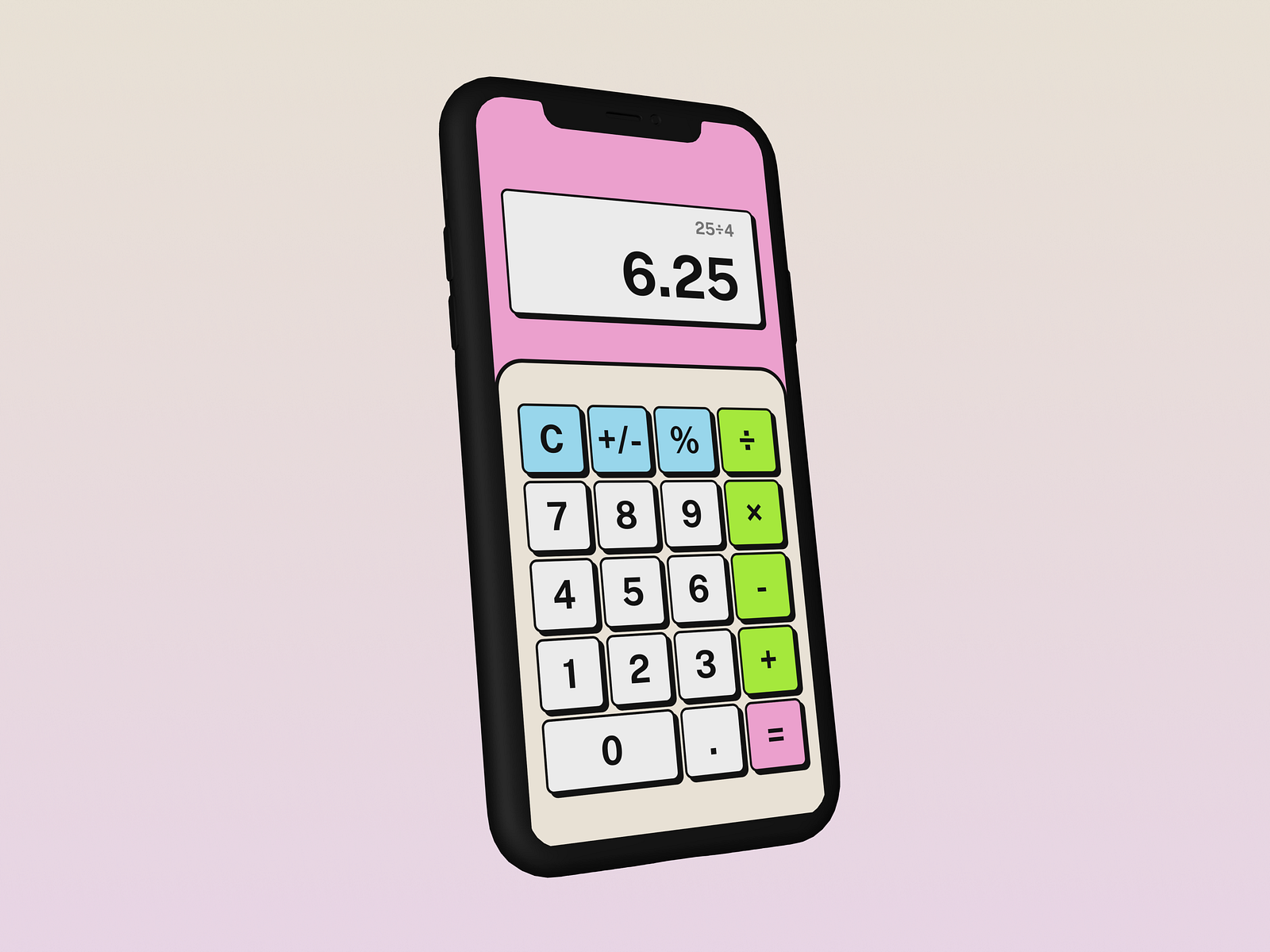 Neo Brutalist UI | Calculator by Felipe Bernal on Dribbble Neo Brutalist UI | Calculator by Felipe Bernal on Dribbble