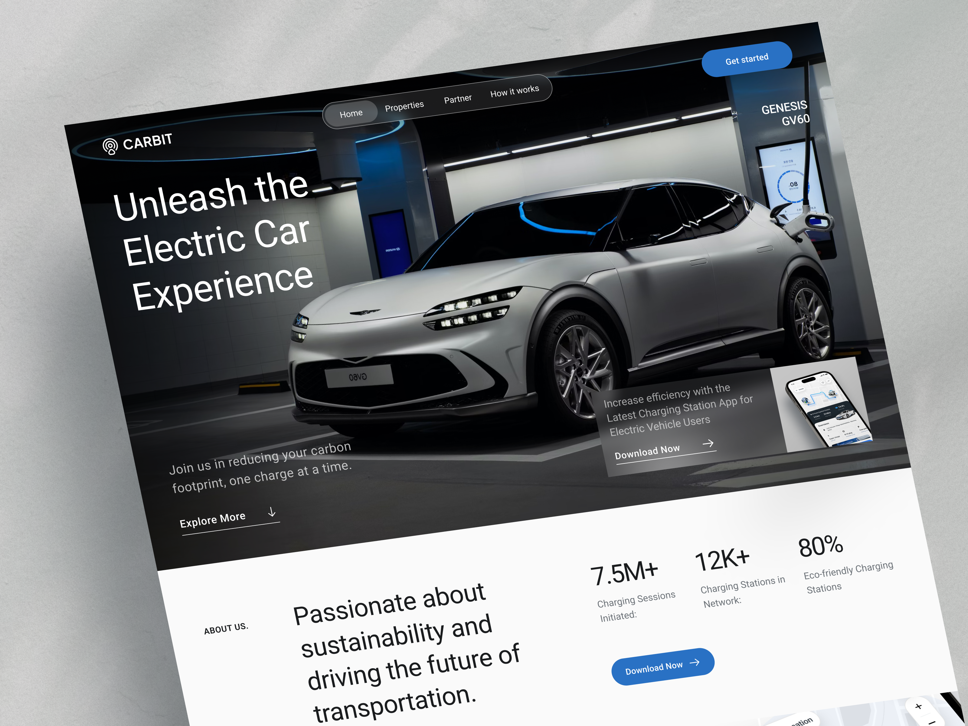 Ev Charging App designs, themes, templates and downloadable graphic ...