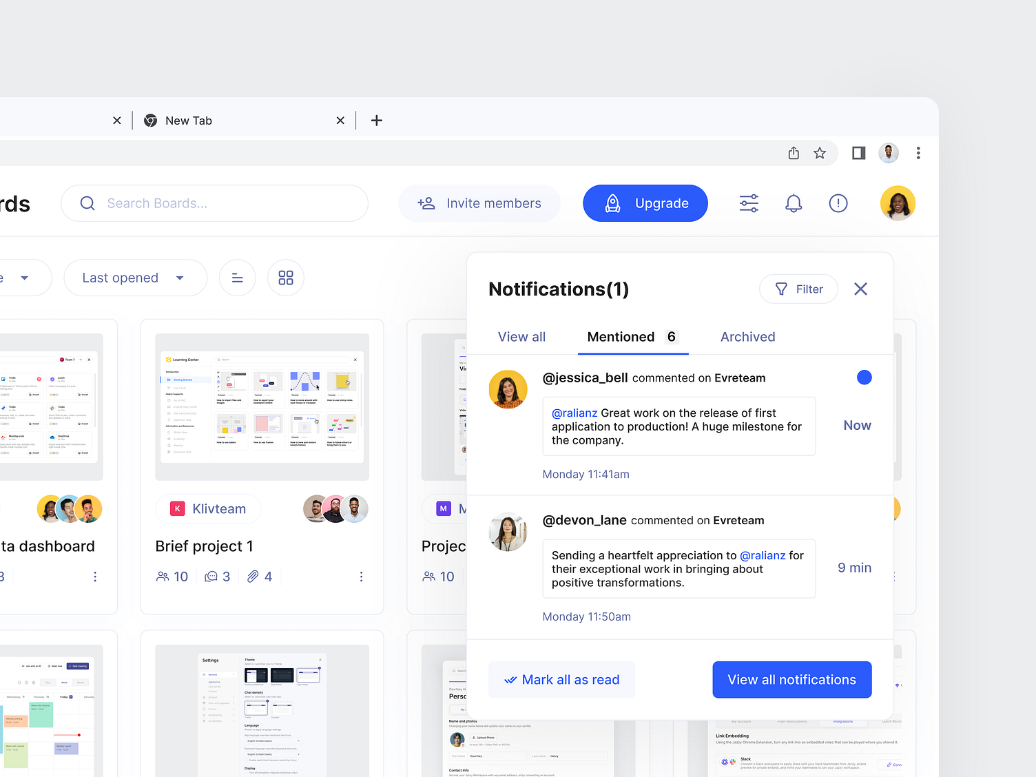 Team Management - Notification by Product SAAS on Dribbble