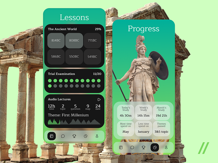 Educational Mobile iOS App by Purrweb UI/UX Agency on Dribbble