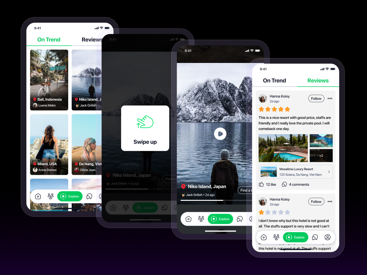 Travel UI Design App by Sy Thong Nguyen on Dribbble