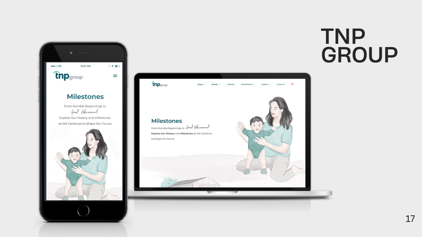 TNP Group Company Website by Ferri Neldy on Dribbble