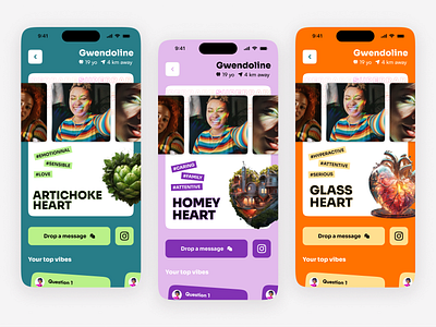 Gen-Z Profile Concept, Mobile App by Xavier | Startup Designer on Dribbble