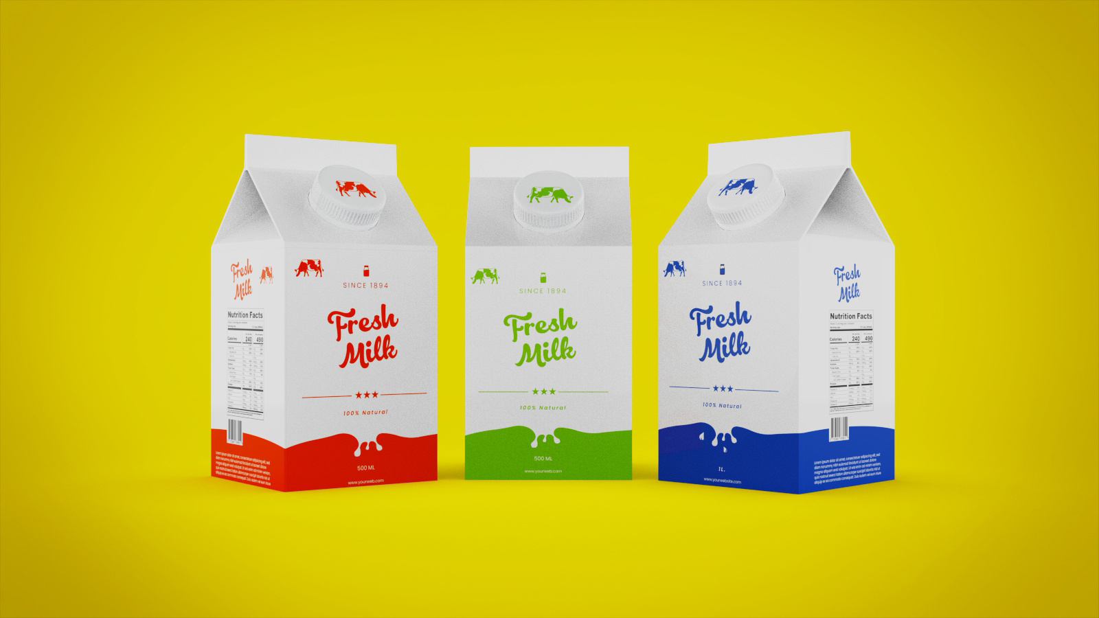 3D Product Packaging Model and Render by Fatema Jannat Nipa on Dribbble