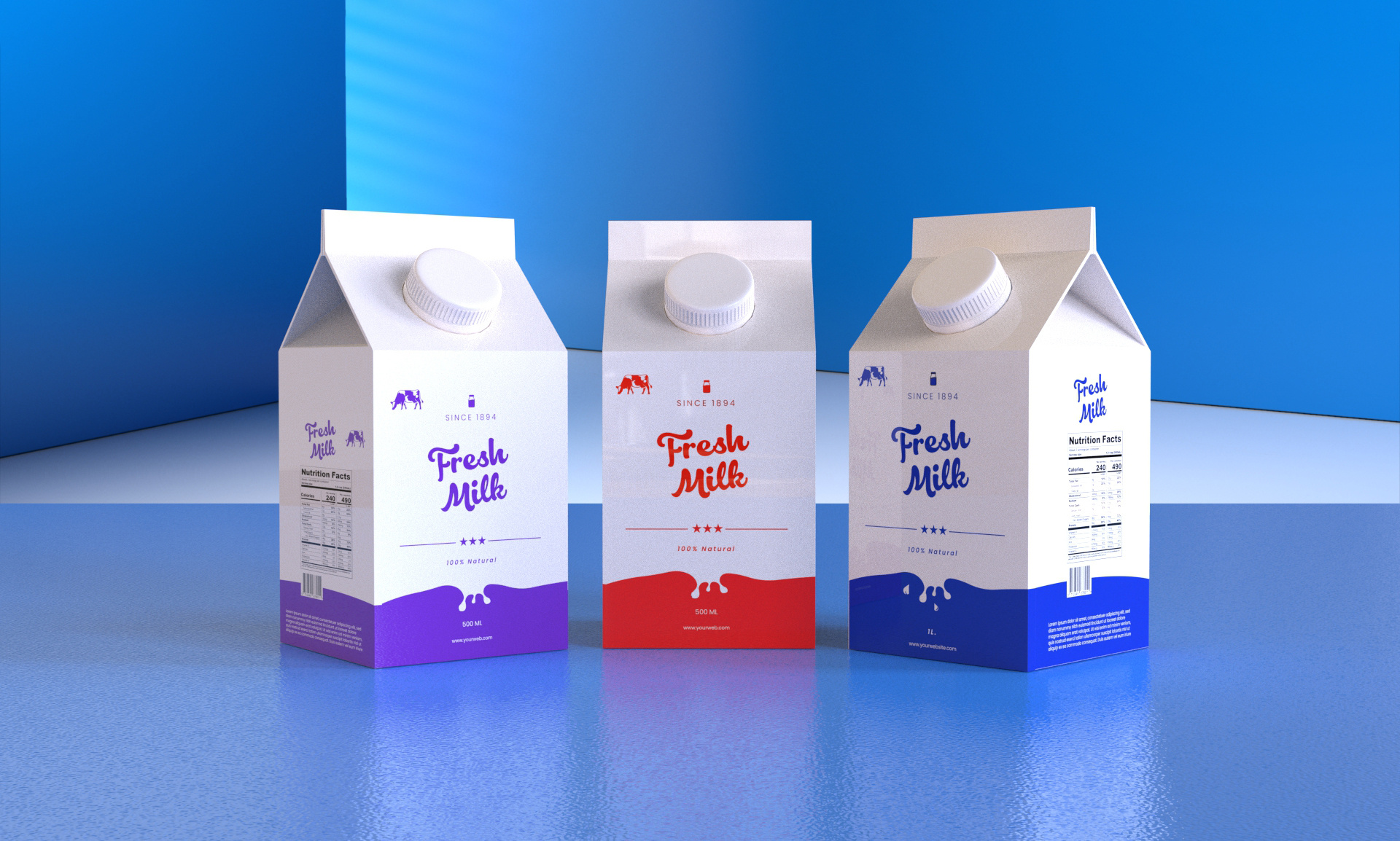 3D Product Packaging Model and Render by Fatema Jannat Nipa on Dribbble