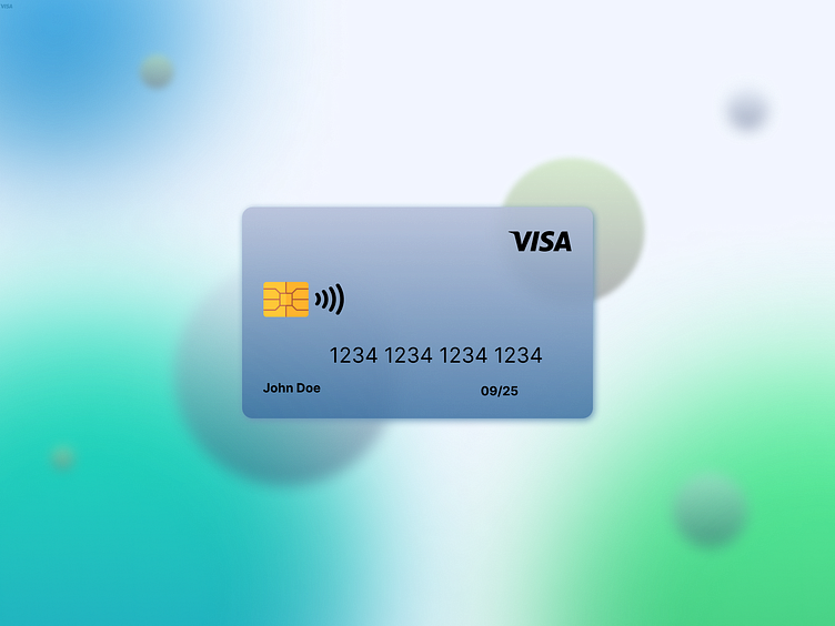 Credit Card UI by Oscar on Dribbble