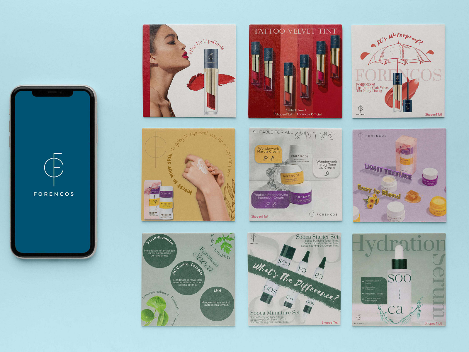Forencos Cosmetic and Skincare by Ade Ananda on Dribbble