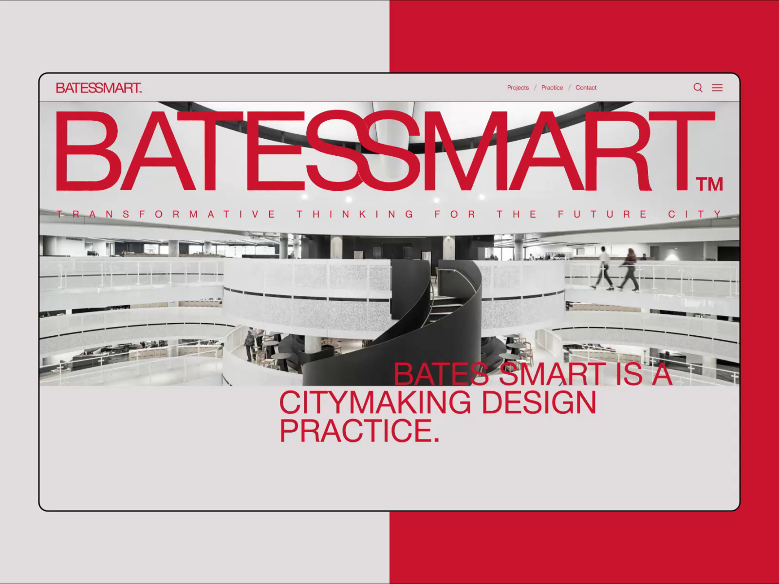 Bates Smart | Corporate website redesign by Evgeny UPROCK for UPROCK ...