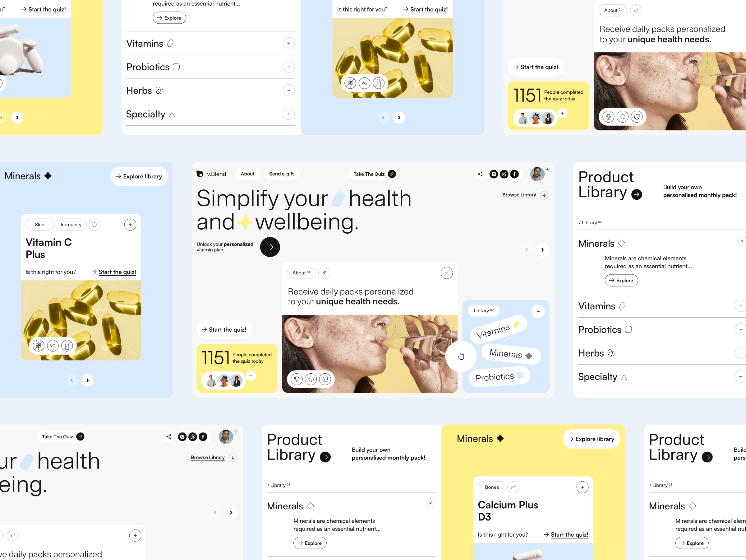 Healthcare - Website Design by Bogdan Falin for QClay on Dribbble