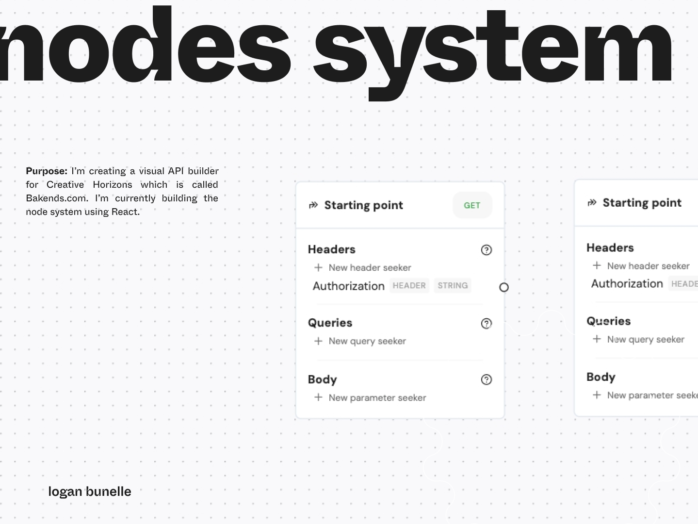 Nodes Systems by Logan Bunelle on Dribbble