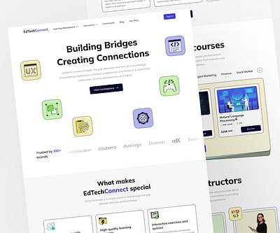 Browse thousands of Edtech Landing Page images for design inspiration | Dribbble