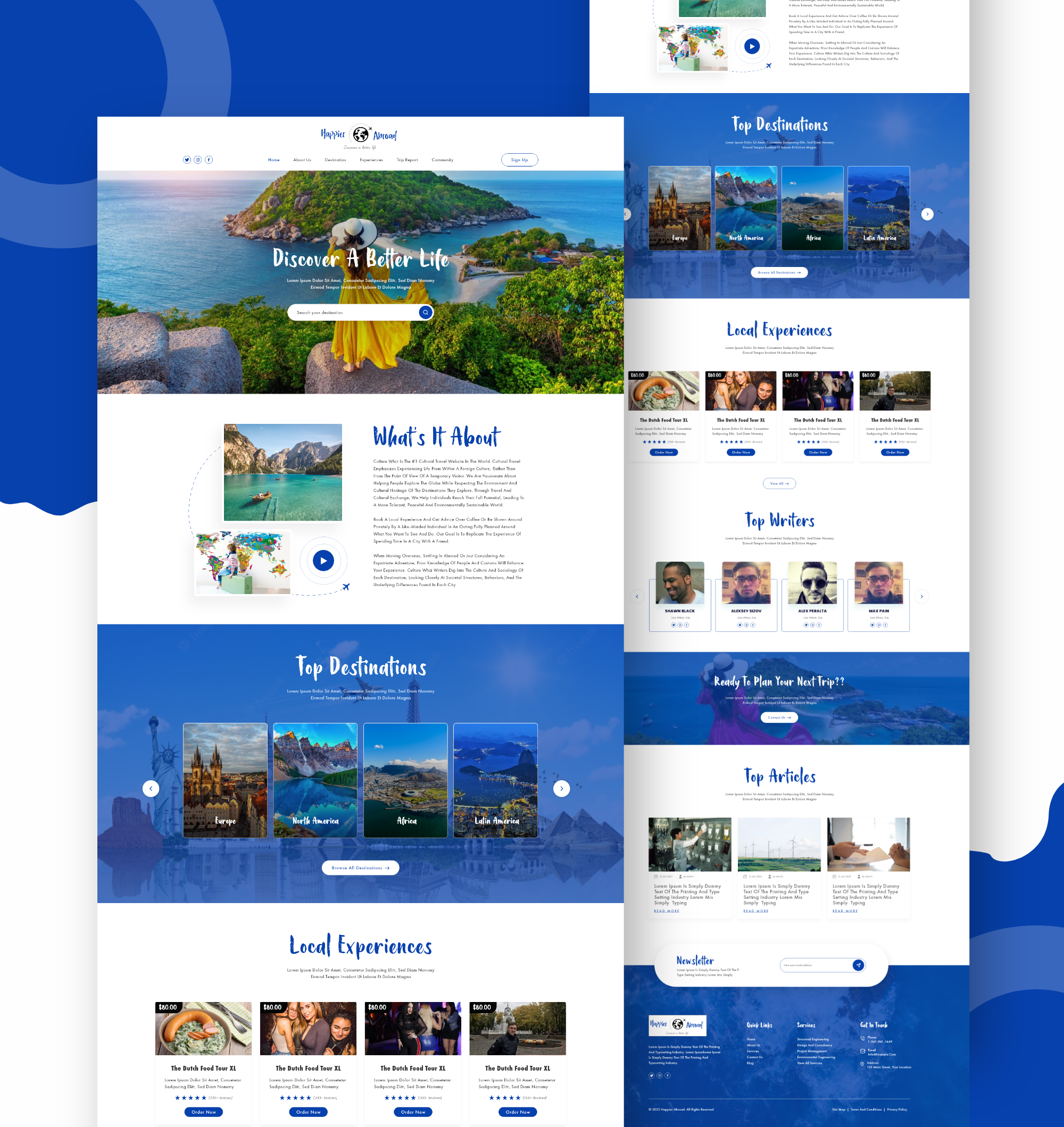 Destination Website designs, themes, templates and downloadable graphic ...
