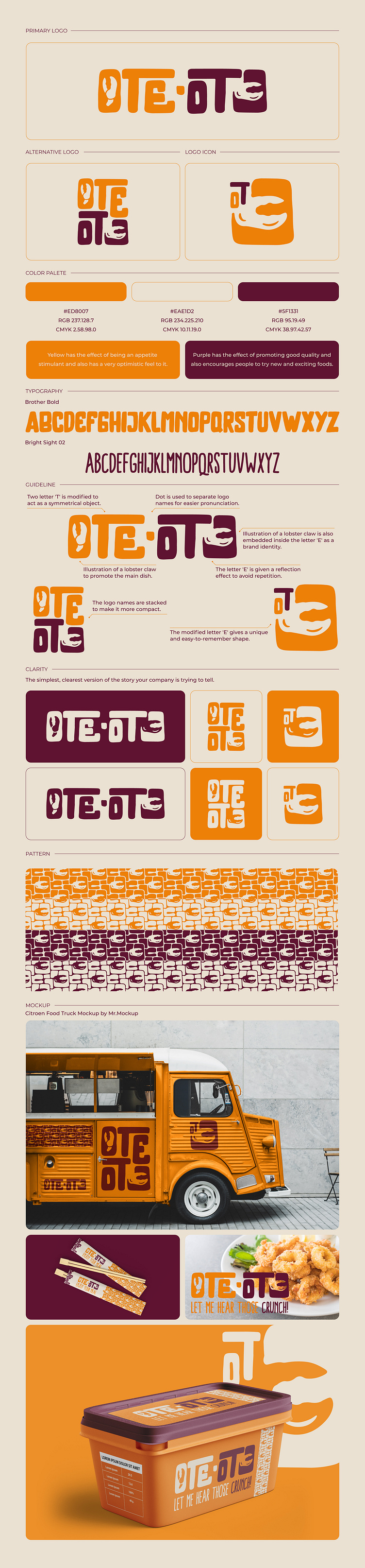 OTE.OTE Logo Design Guideline by Gintara Adrian on Dribbble