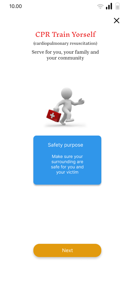 Splash Screens for CPR App by Muhammad Rafiq on Dribbble