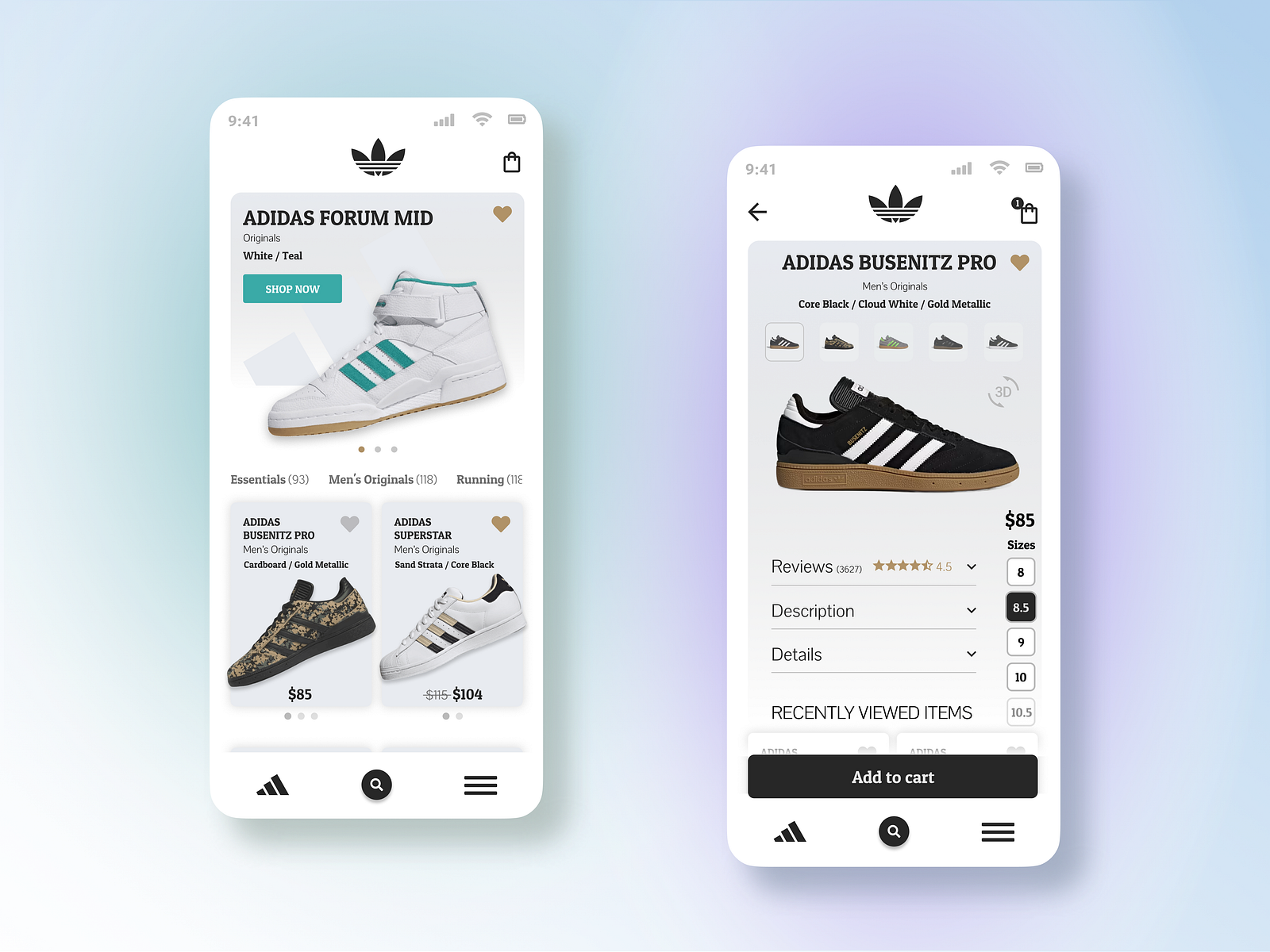 Adidas store design concept by ValBo on Dribbble