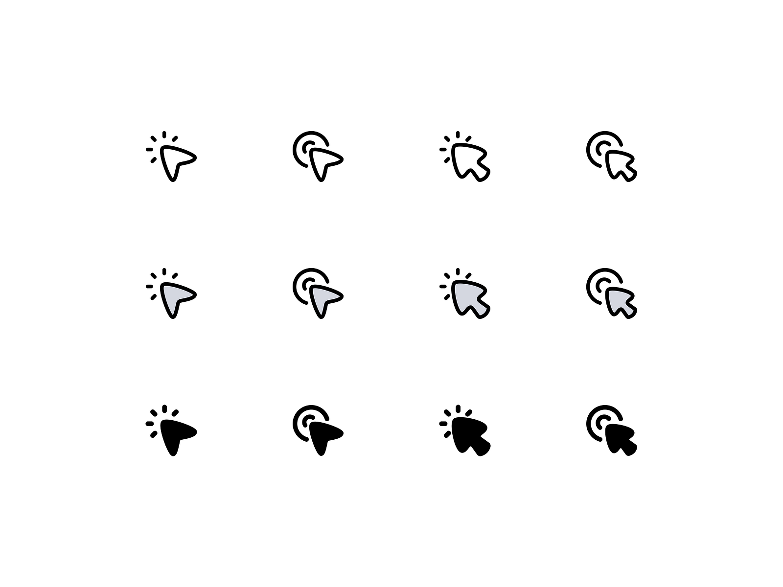 Cursor Icons by Hugeicons on Dribbble