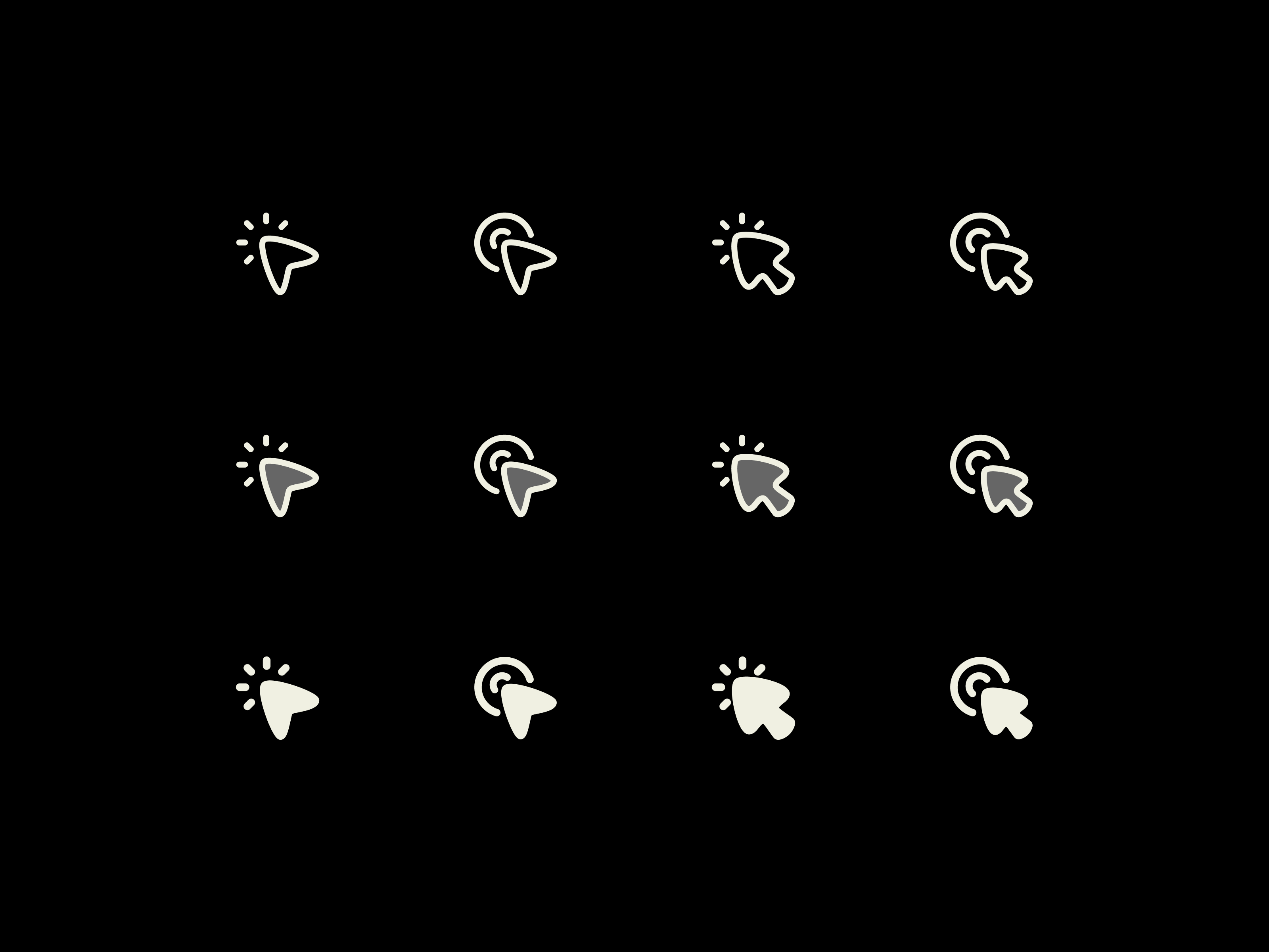 Cursor Icons by Hugeicons on Dribbble