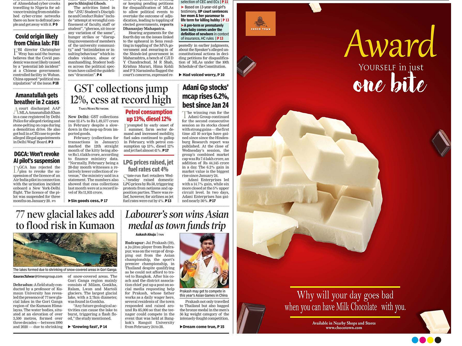 3/4 th Size Newspaper Ad Campaign by Shubham Mayekar on Dribbble
