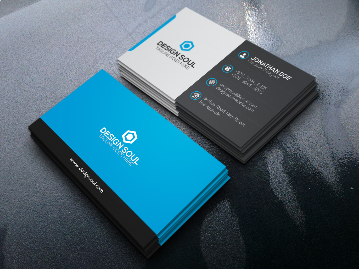 Premium Business Card Design by jahid hasan shuvo on Dribbble