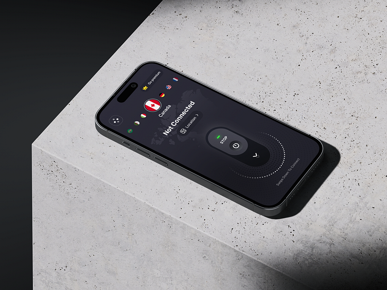 Dark Theme, VPN App UI by redha nacerbey on Dribbble