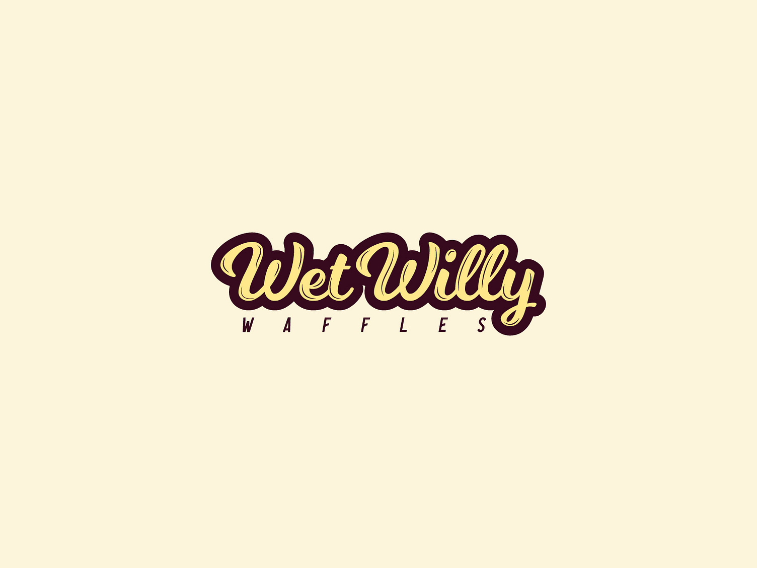 Wet Willy Waffles Desert Sweet Shop Logo Design by Hridoy Designer on ...