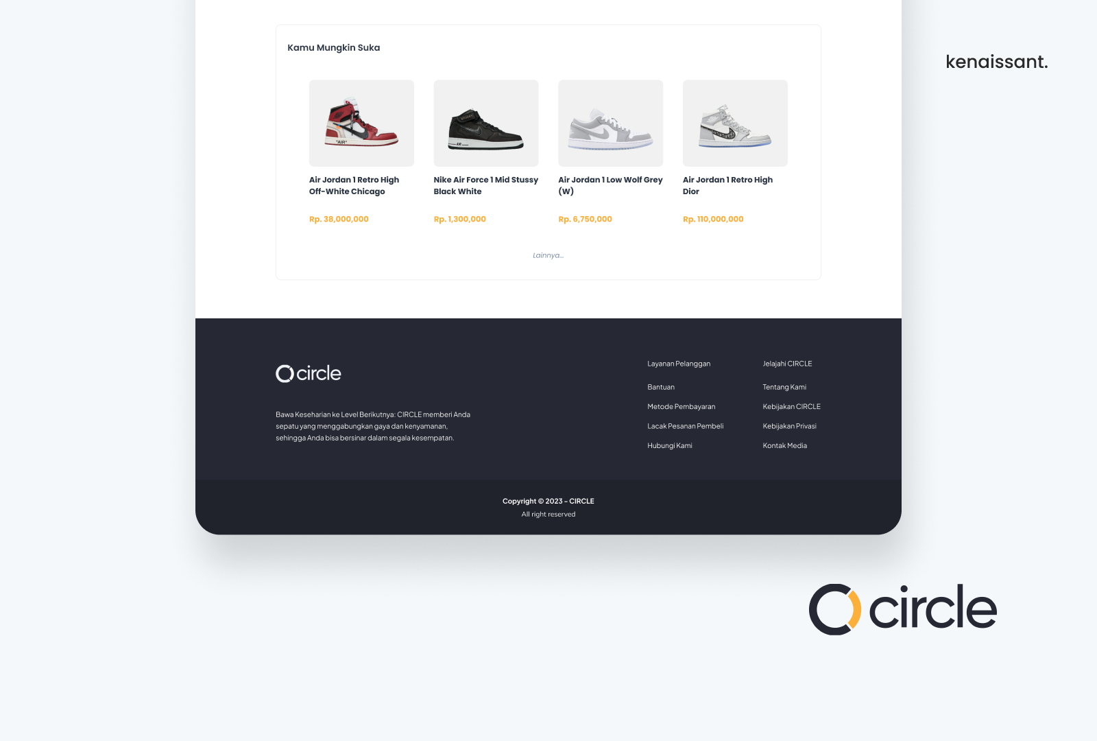 Shopping Cart E-Commerce Website Concept by Kuncoro Manik Dharma Putra ...