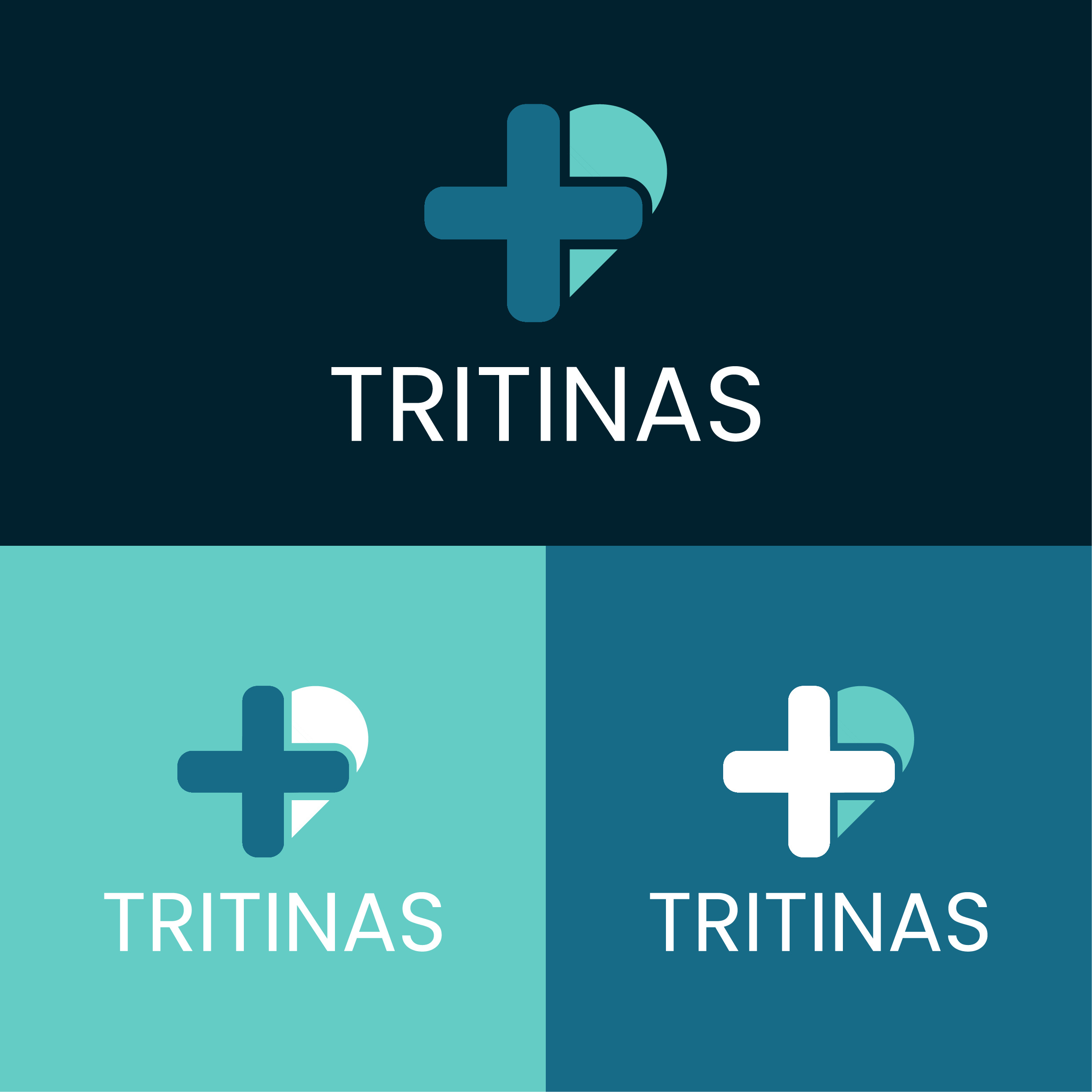 Tritinas - Hospital logo, Pharmacy logo, Brand identity by Ibra Graphix ...