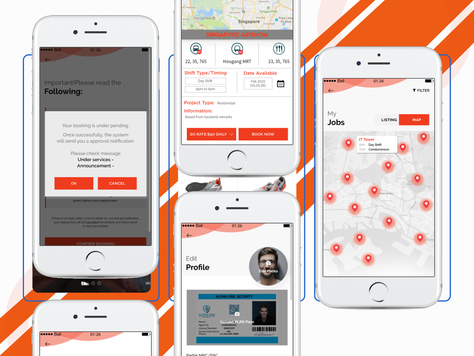 Security Guard Mobile App Ui By Nehaguleria On Dribbble