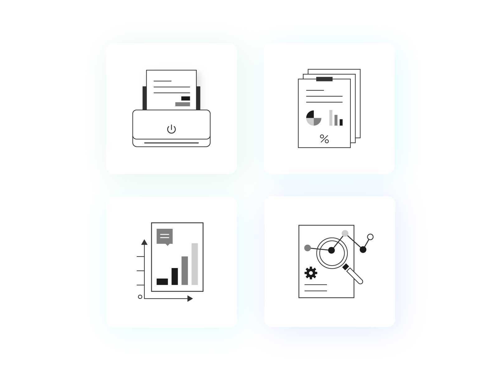 Data analysis icons by Teodora Vasileva • Elegant, Minimalist Branding ...