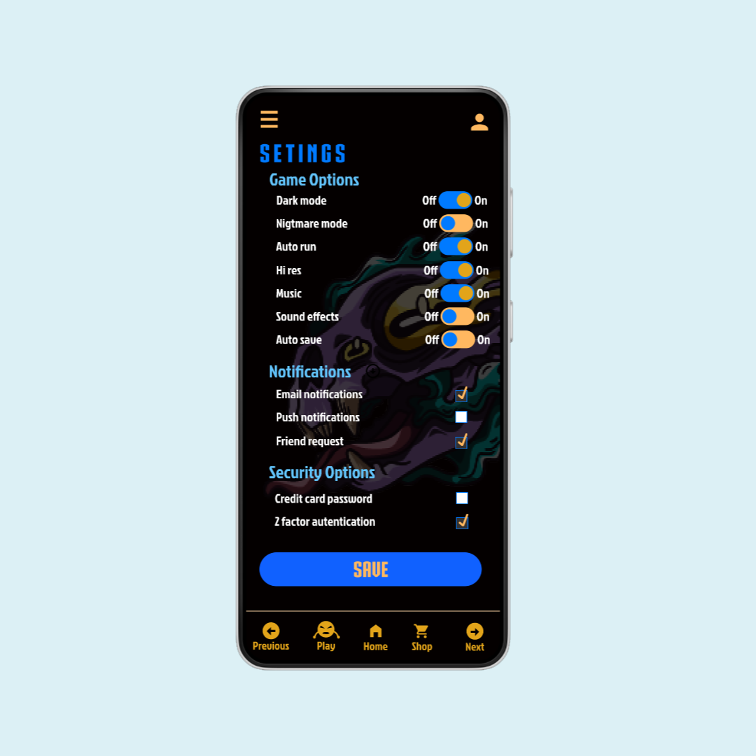 Ux Ui Design Settings Screen By Gustavo Jordán On Dribbble