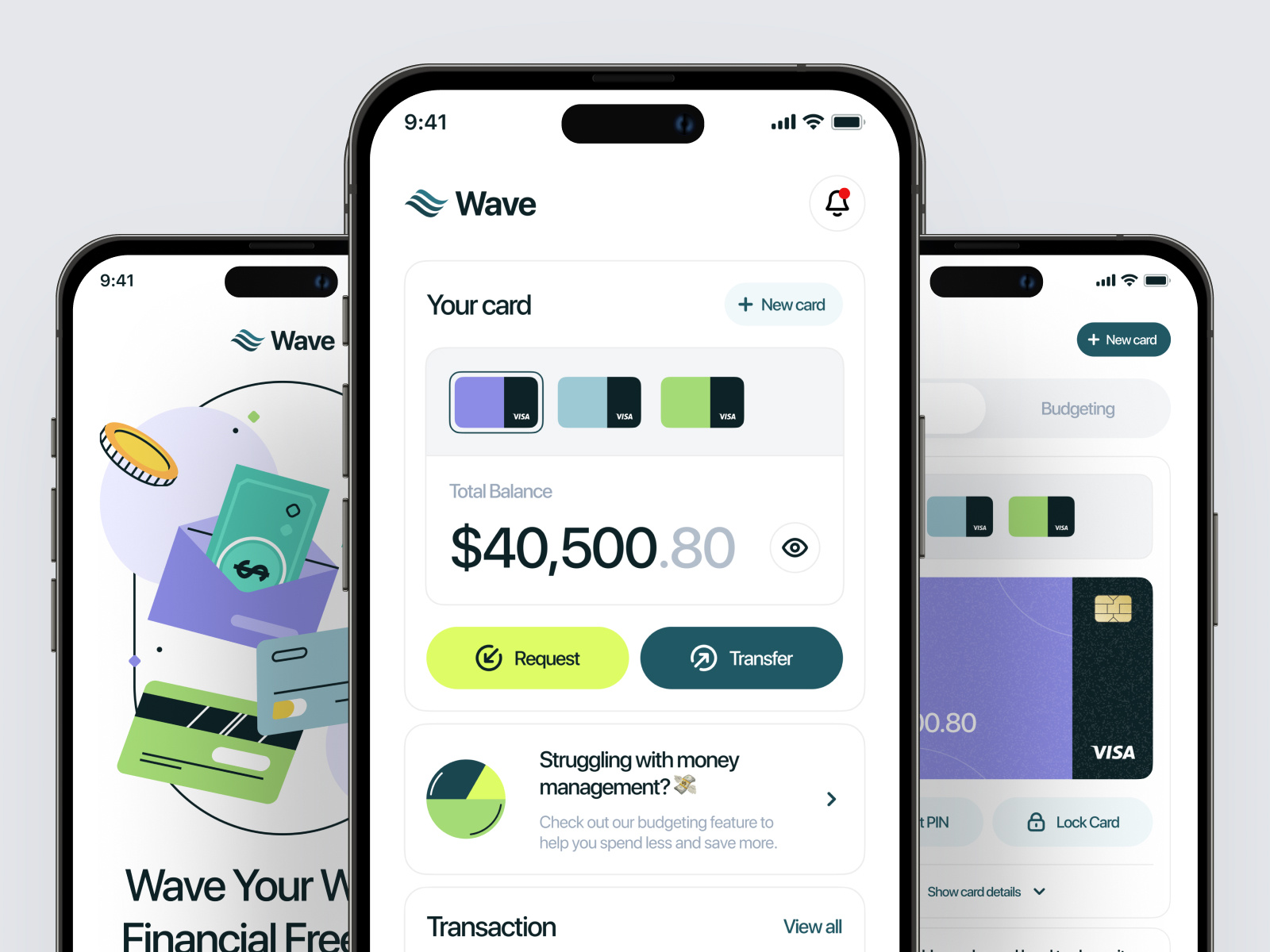 Wave - Mobile Banking App by Akmal⚡ on Dribbble