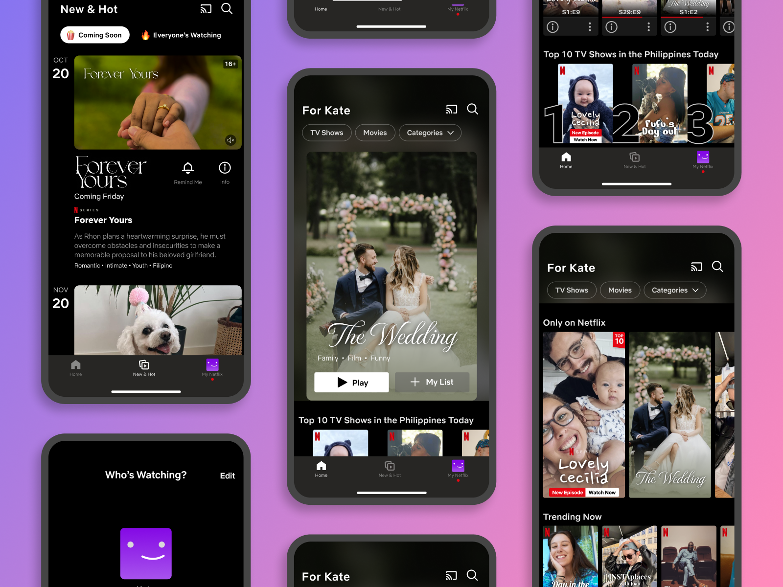 Netflix UI/UX Replication by Kate Payba on Dribbble