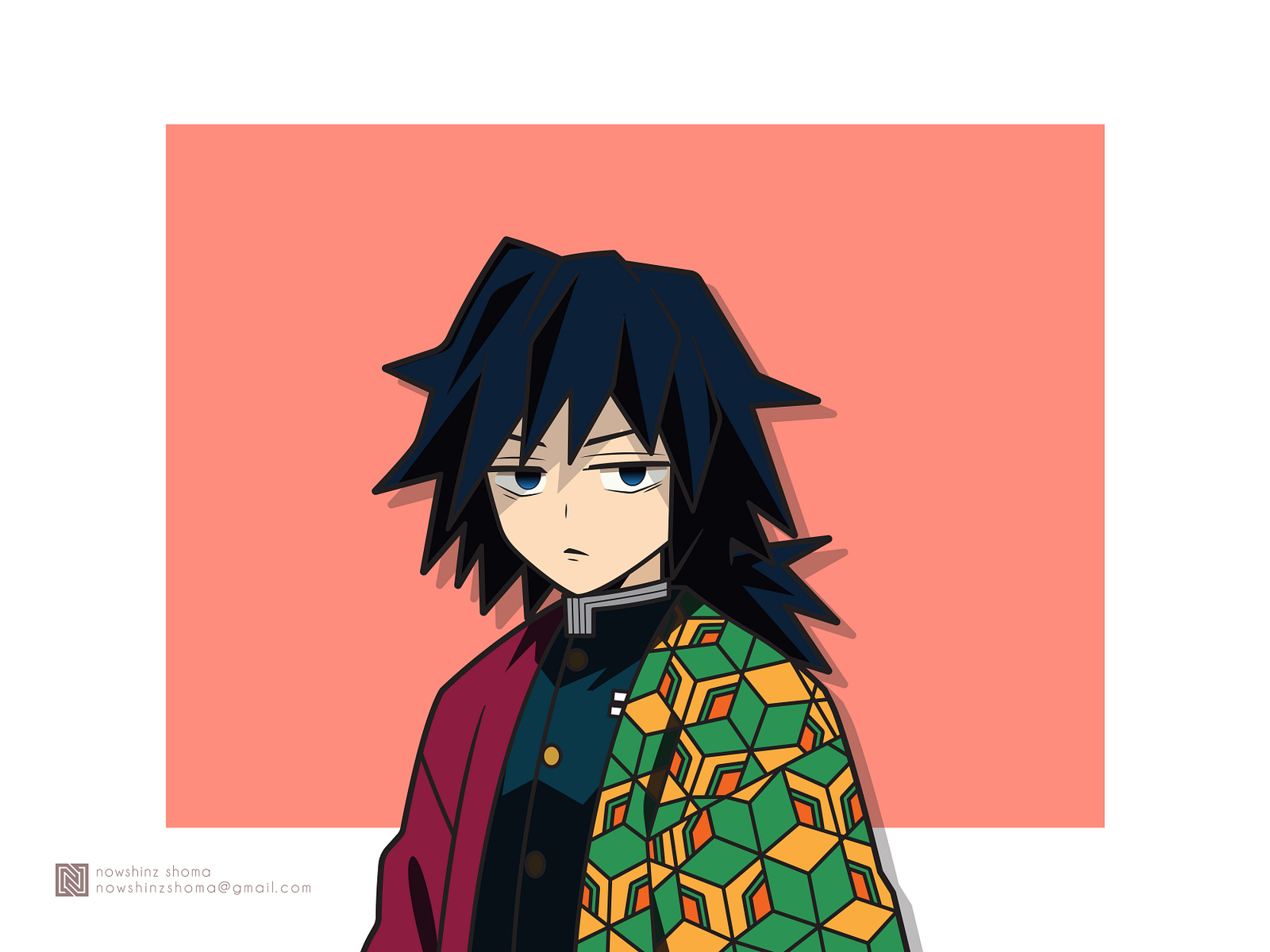 Giyuu Tomioka by Nowshinz Shoma on Dribbble