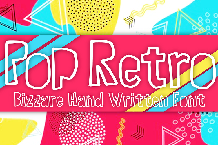 Pop Retro Font by MVMET on Dribbble