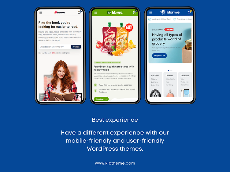 Blonwe - Multipurpose WooCommerce Theme by KlbTheme on Dribbble