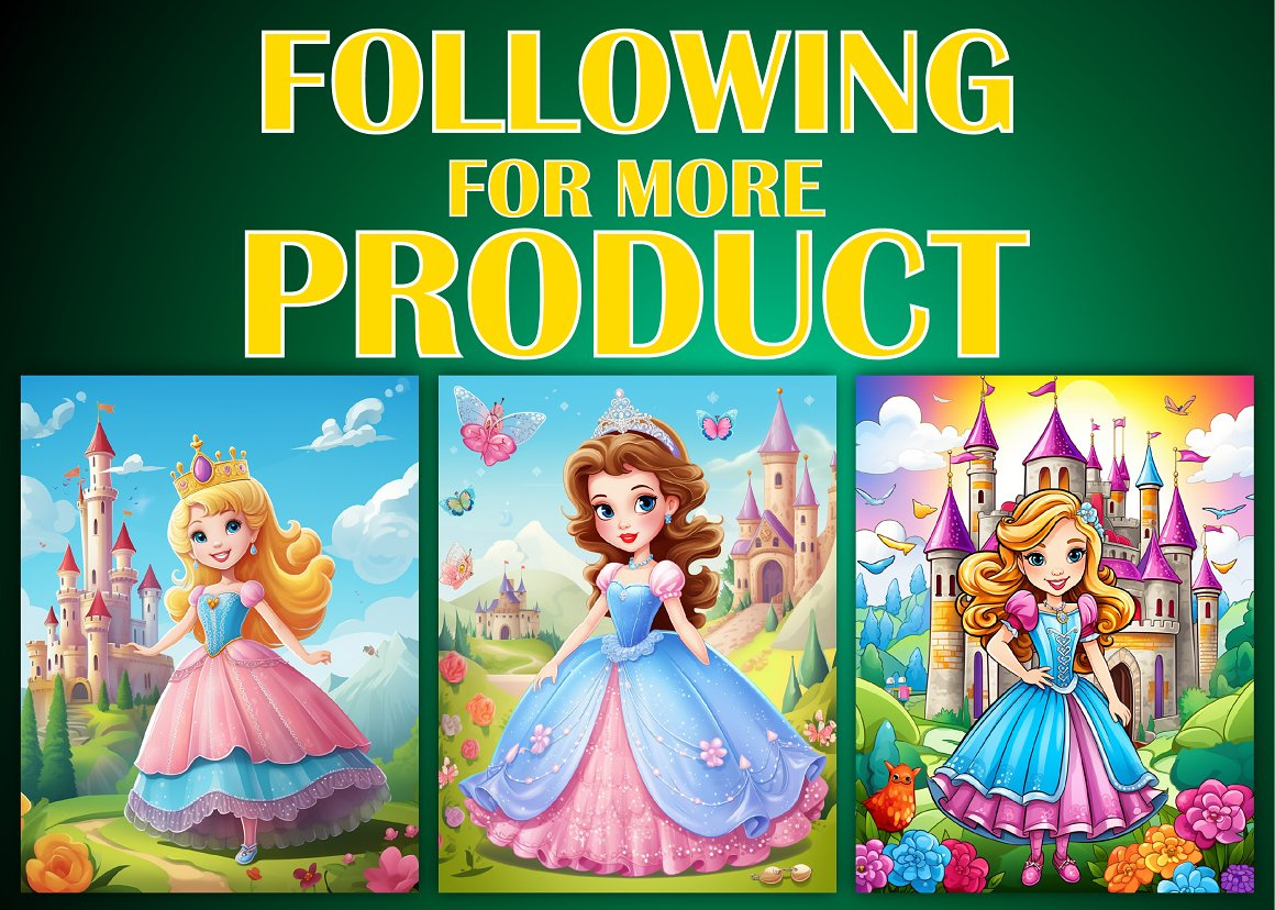 Cute Princess Coloring Page For Kids cover photo 3 by MD.. ALAMGIR ...
