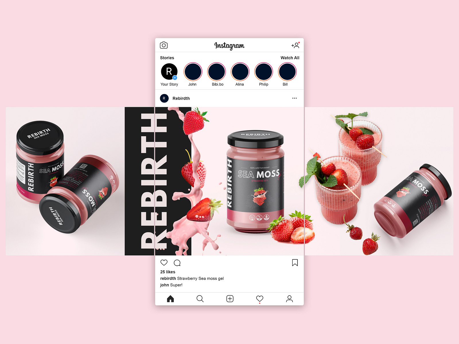 Instagram carousel post by Daniela Dn on Dribbble