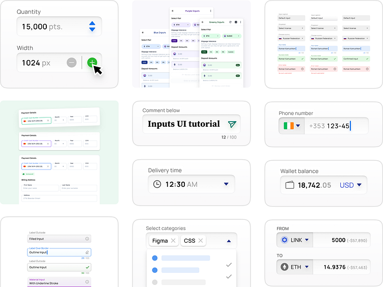 Inputs UI design tutorial: Mastering tiny details for better UX by ...
