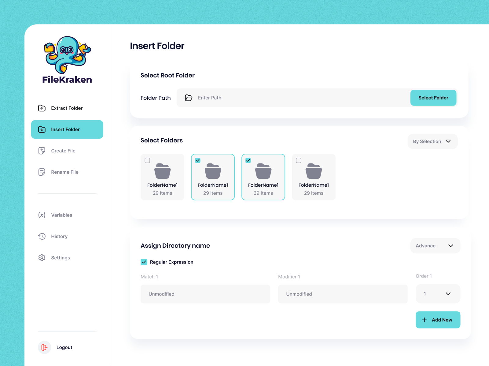 File management desktop app UI design // FileKraken by Jacksphere on ...