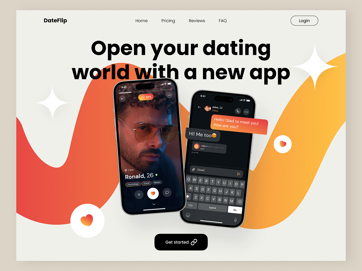 App Landing Page Design Concept by Ronas IT | UI/UX Team on Dribbble