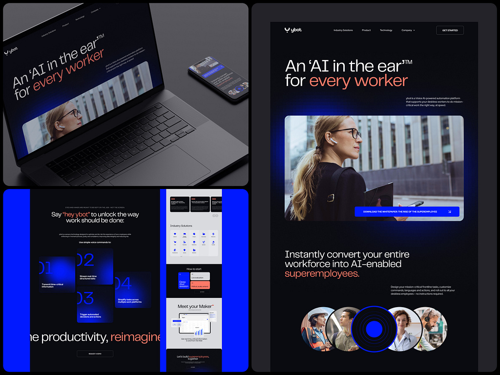 Ybot — Homepage Design by Kreativa Studio on Dribbble