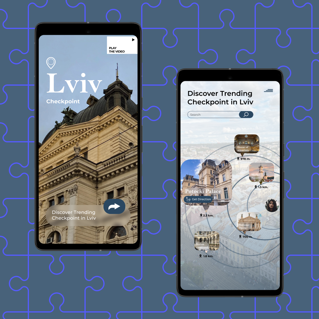 Lviv Checkpoint' Travel App UI\UX Design by Maria on Dribbble