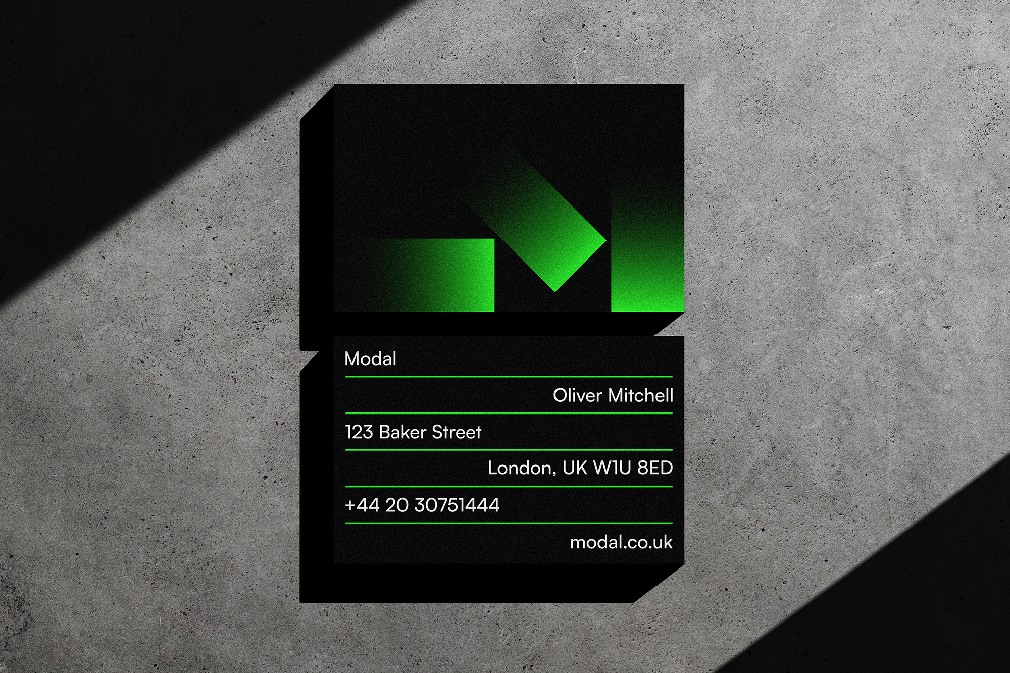 Modal Logo & Brand Identity Design by Lucas Fields on Dribbble