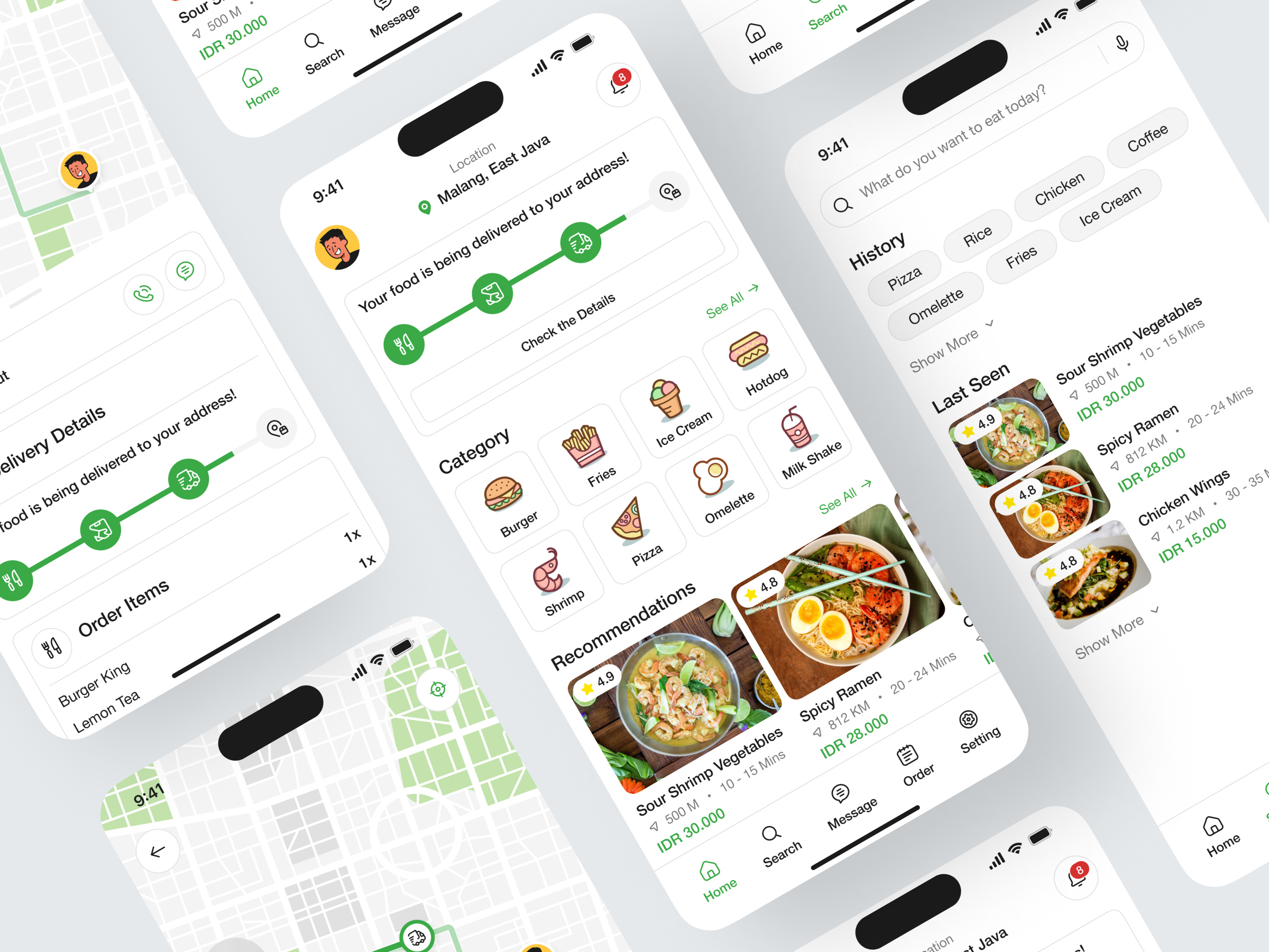 Foodtzy - Food Delivery Mobile App by Rafi for Caraka on Dribbble